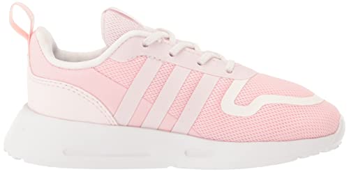 adidas Originals Kids Multix Sneaker, Clear Pink/Almost Pink/White, 8 US Unisex Toddler