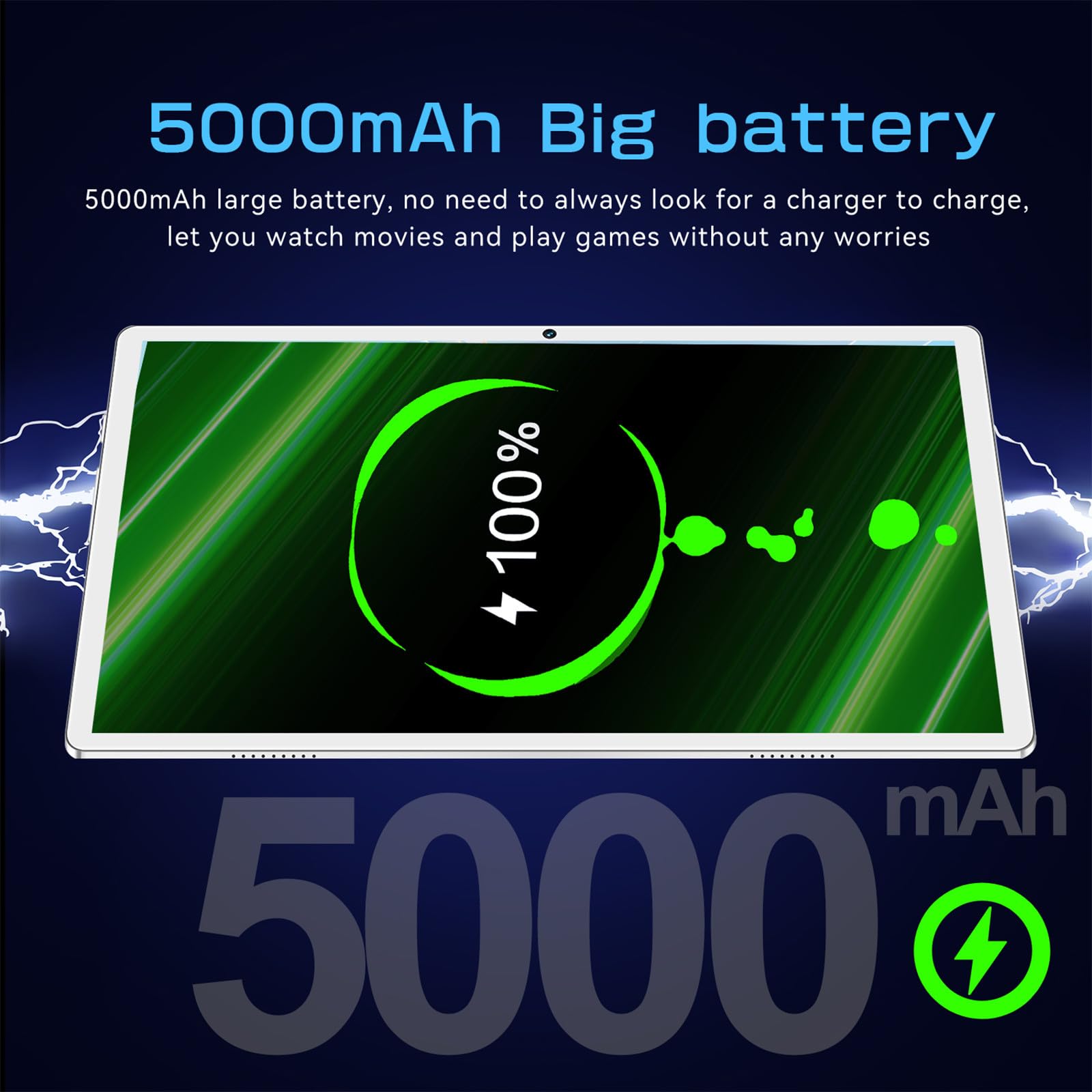 Android Tablet, 10.1 Inch 4core 4g + 32g Android 8.1 Dual Sim Tablets Dual Camera HD Touchscreen Phone Pad WiFi GPS Phablet Tablet Pc, Bluetooth, GMS, WiFi, 5000mah Large Battery