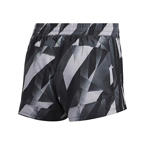 adidas womens Pacer 3-Stripes Here To Create Shorts Black/Black X-Large