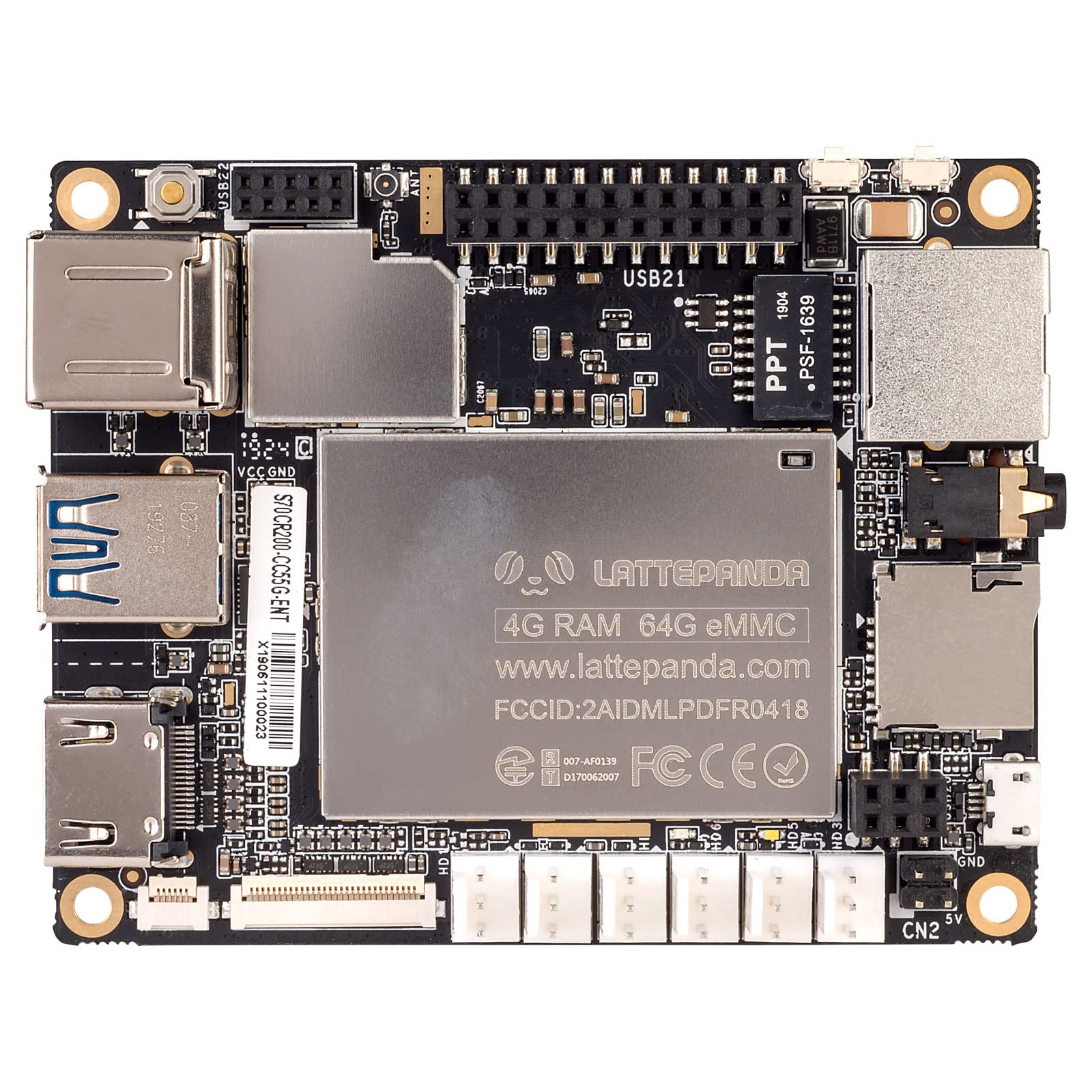 LattePanda - a Powerful Windows 10 Mini PC 4GB/64GB with Enterprise License V1.0 Edition