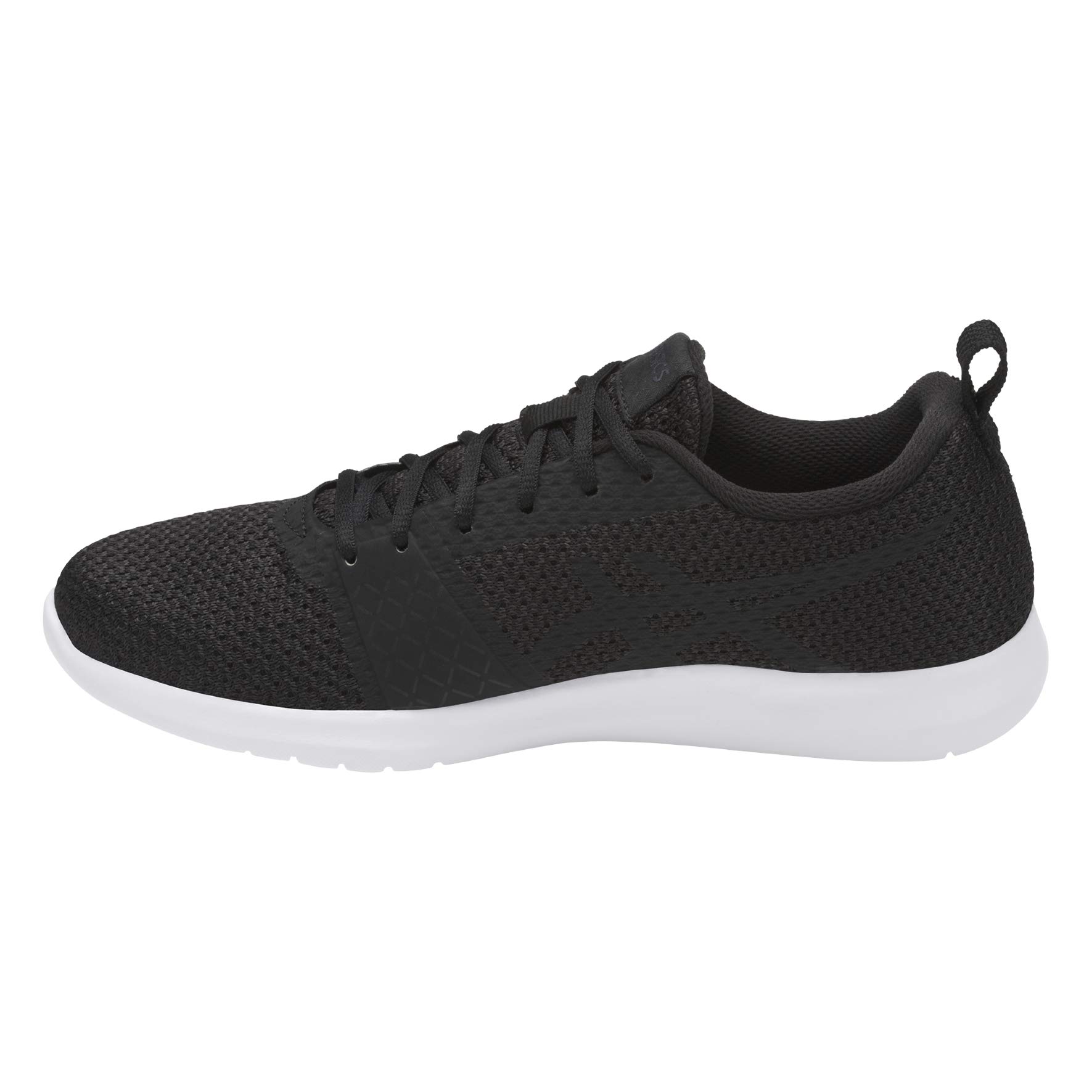 ASICS Women's Kanmei, Black/Black/White, 8 B(M) US