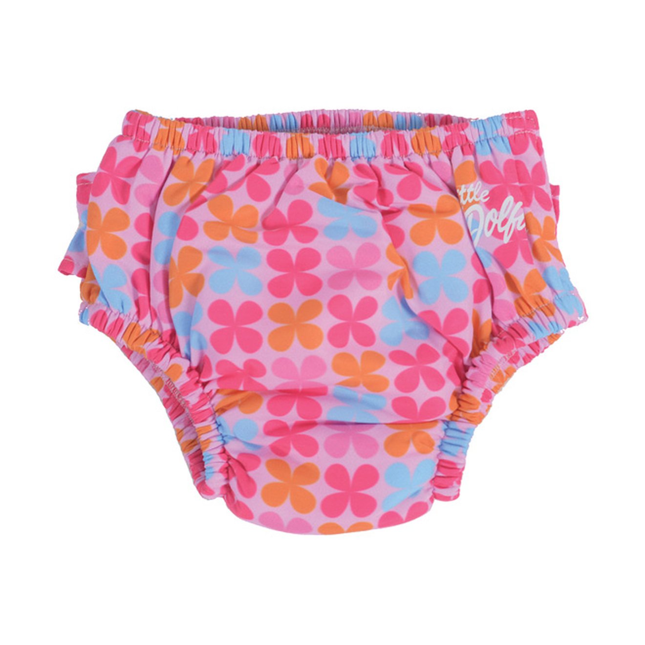 Little Dolfins Swim Diaper-PINK CLOVER Small