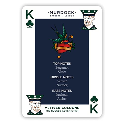 Murdock London Vetiver Cologne | Earthy, Refreshing, Adventurous | Citrus & Lavender with Herbal Finish | 3.4 oz