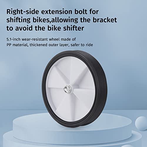 Tayizoo Multi-speed Bicycles Training Wheels for Bike,Compatible for Multi-Geared Bike of 16 18 20 22 24 Inch,1 Pair(black)
