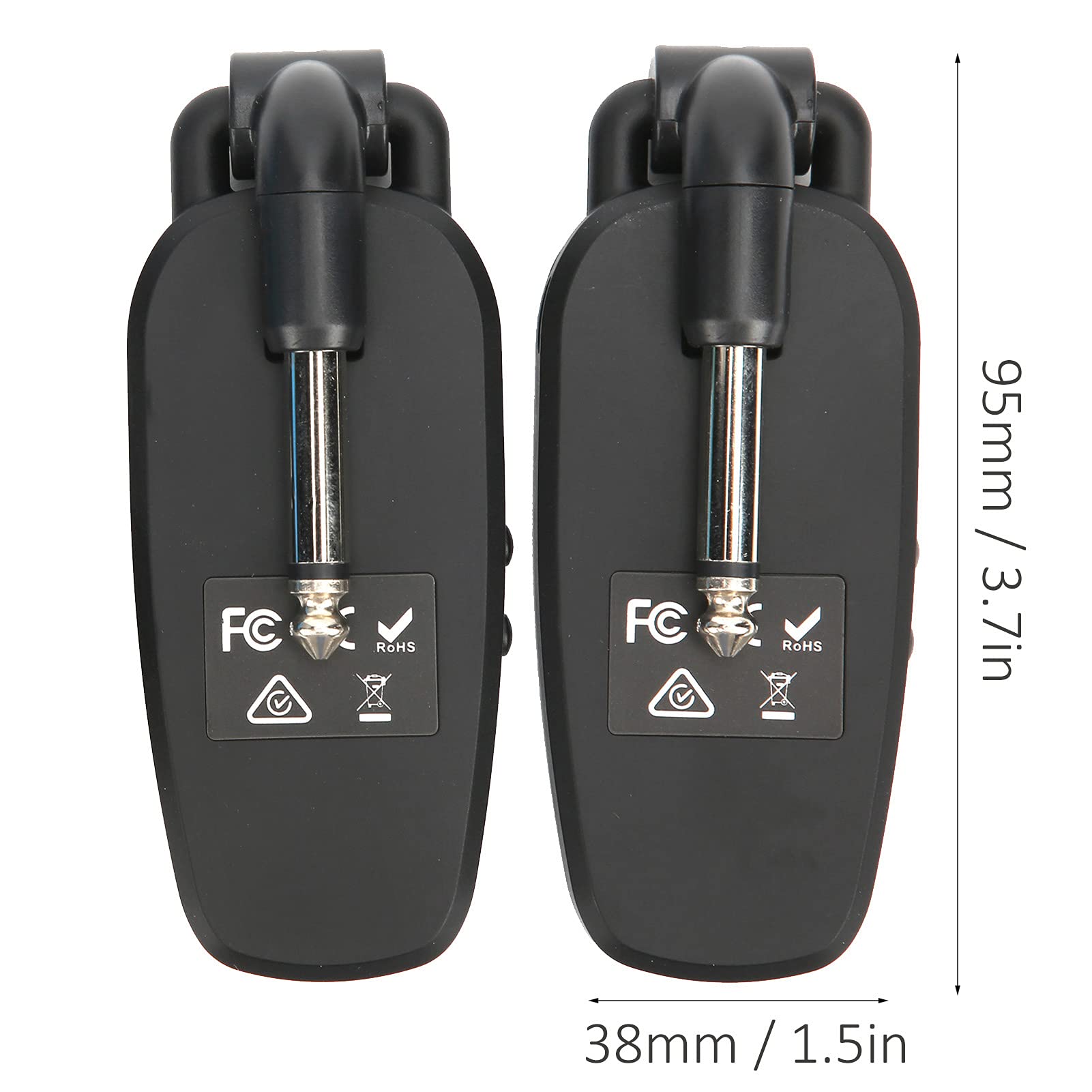 Guitar System Rechargeable Guitar Transmitter Receiver Audio System 48K 24bit 20Hz-20KHz Electronic Bass Pickup Amplifier Accessories