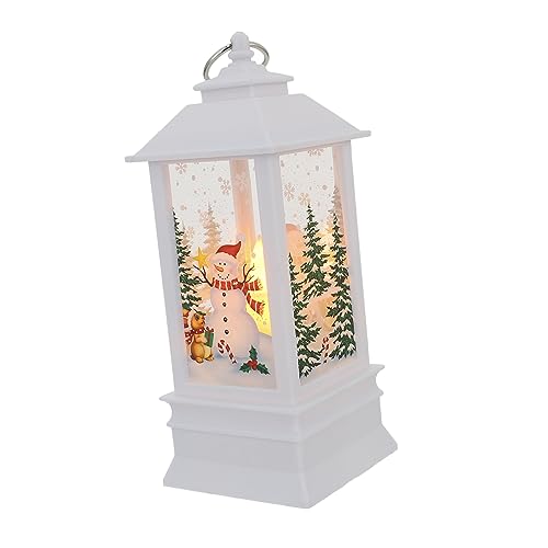 Didiseaon 1PC Music Decor Portable Christmas Decor Christmas Music Snow Globe Nativity Snow Globe Snowman Snowglobe lamp Decorations Christmas Lights LED Desk lamp