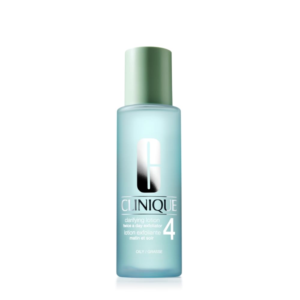Clinique 3-Step Clarifying Lotion Face Exfoliator For Oily Skin Types, 6.7 Fl Oz
