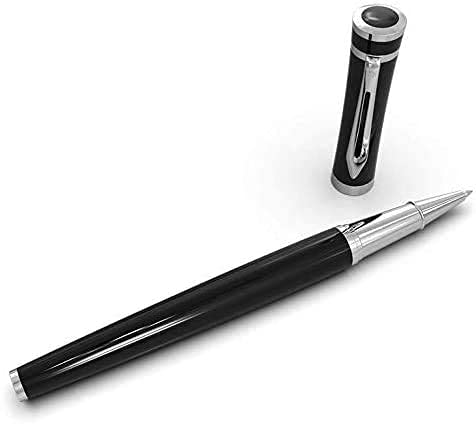 Wordsworth & Black Gel Rollerball Pen [Black Chrome], Journaling, Note-Taking, Business, Professional, Executive Writing Pens; Perfect Roller Ball Pen Gift for Men and Women