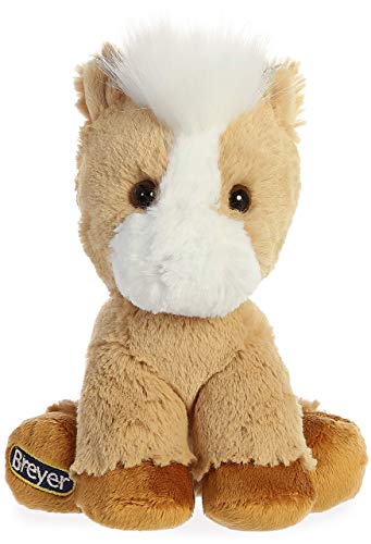 Breyer Aurora® Exquisite Palomino Stuffed Animal - Realistic Detailing - Imaginative Play - Brown 8 Inches