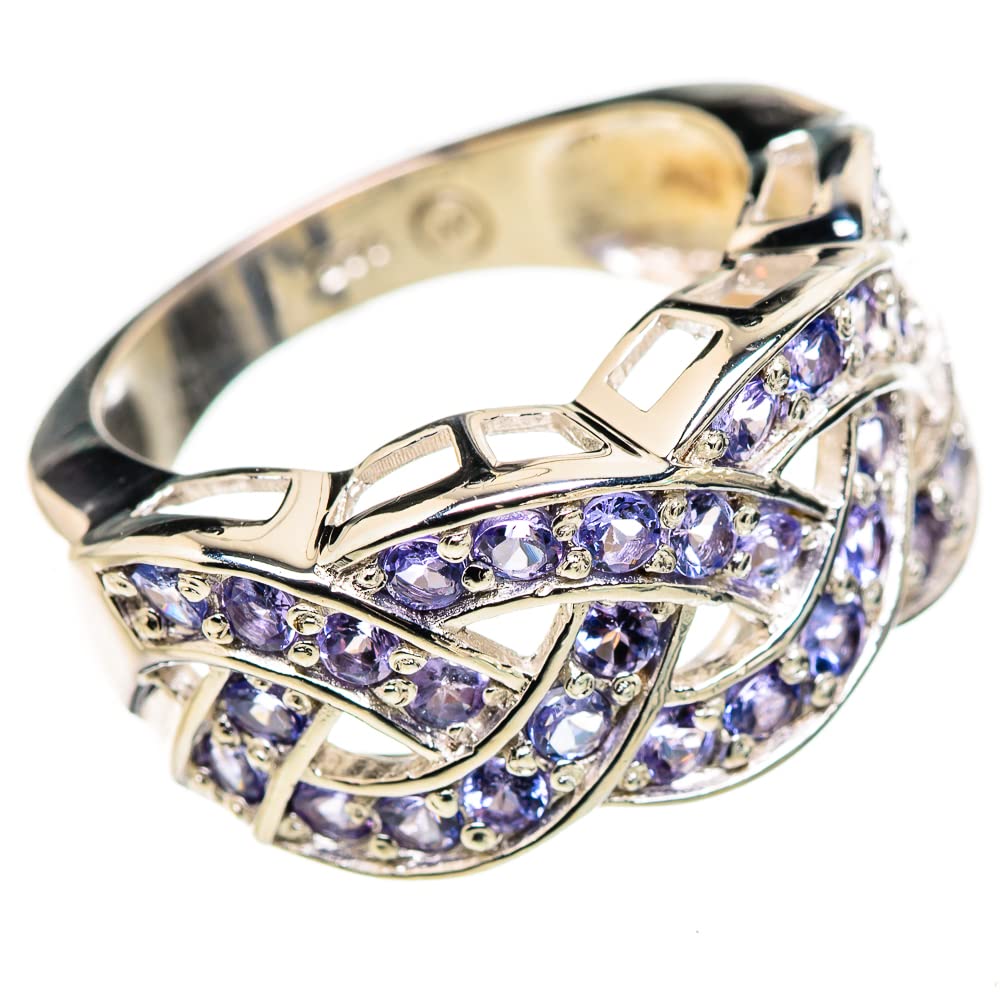Ana Silver Co Tanzanite Ring Size 7 (925 Sterling Silver) - Handmade Jewelry, Bohemian, Vintage RING132222