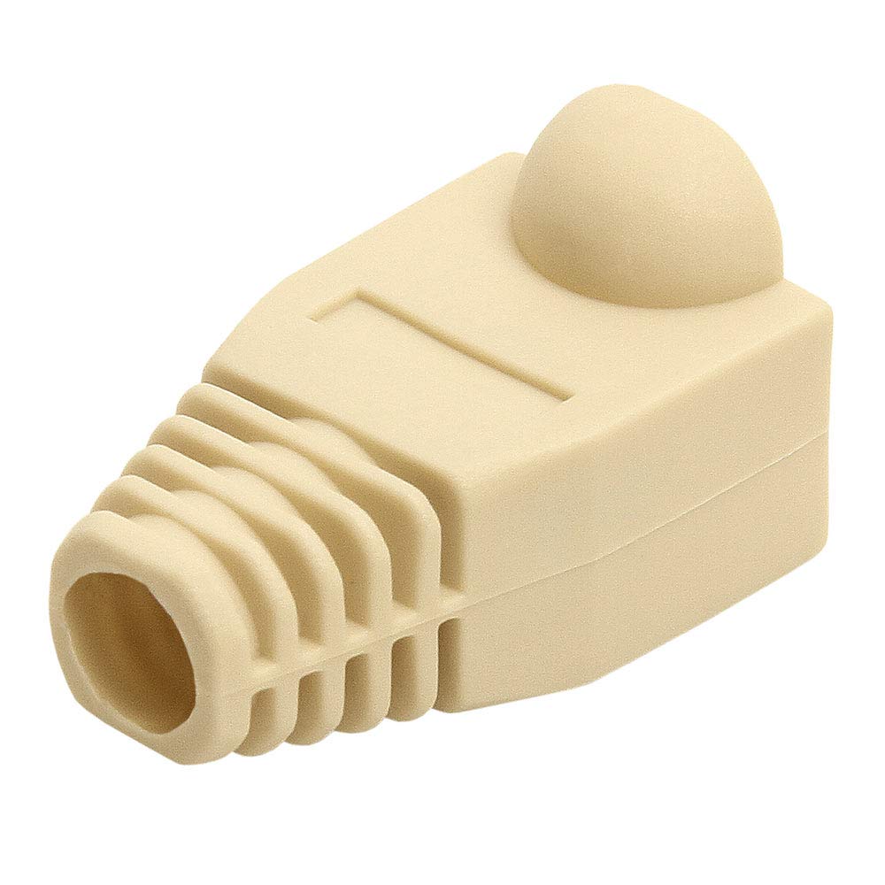 Cmple 50-Pack RJ45 Strain Relief Boots, RJ45 Boots for Cat6, Cat5e Ethernet RJ45 LAN Cable Connector Boots Cover - 50 PCS, Blue