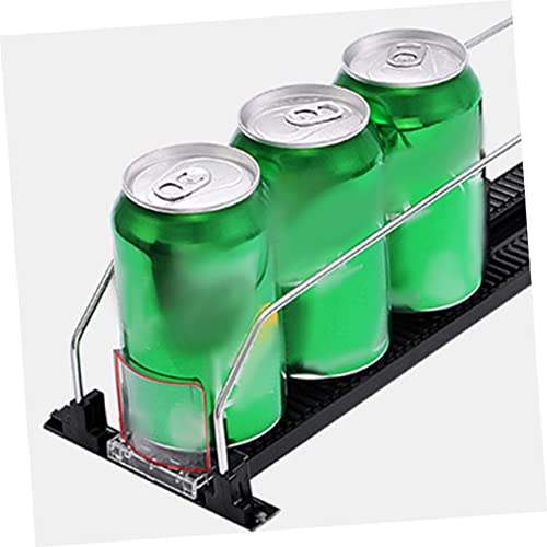 Cabilock Vending+Machines Beverage Organizer Glide Freezer Organizer Drink Manager Freezer Plastic 3pcs Vending Machine Plastic Organizers Plastic Organizer Drink Sliding Organizer
