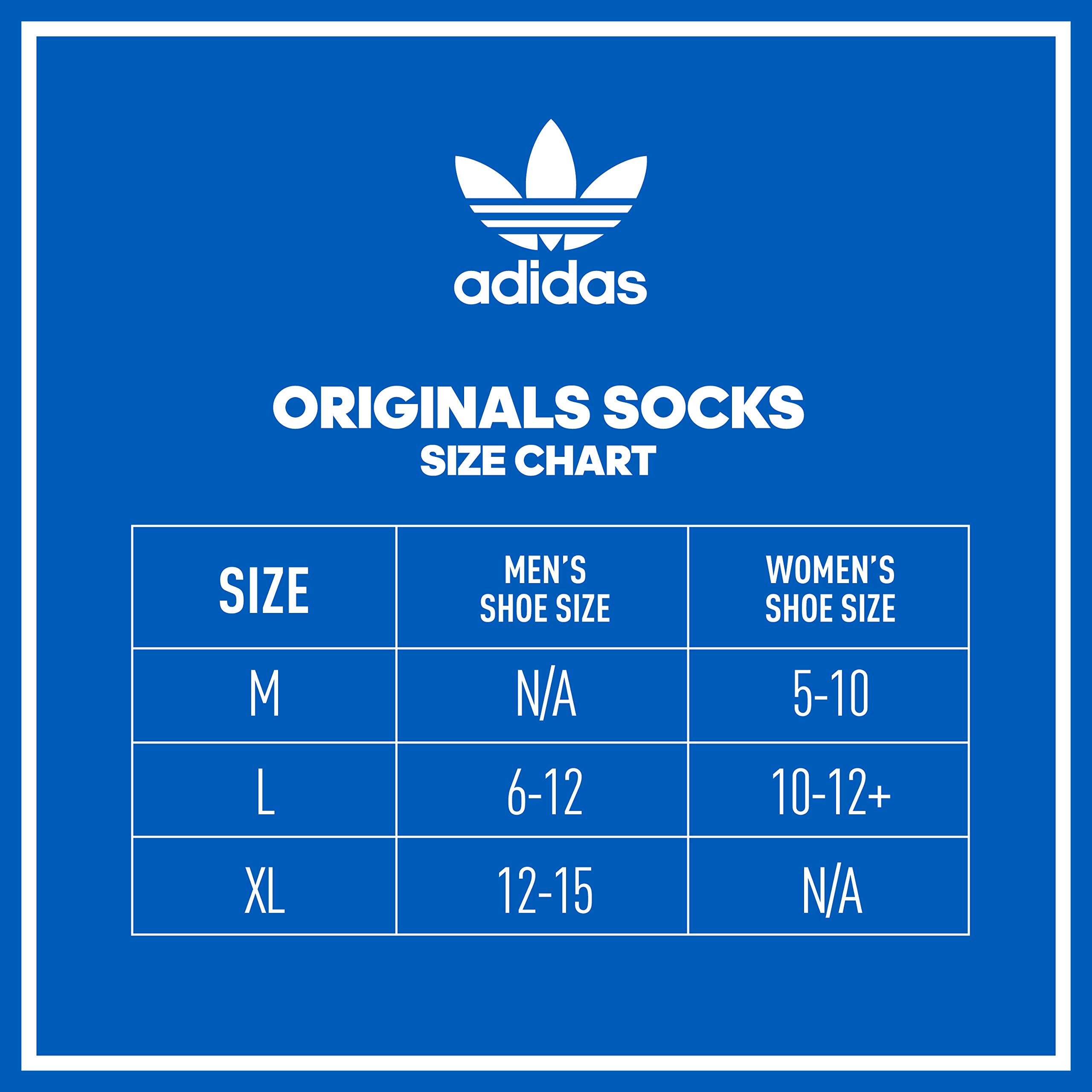 adidas Originals Mixed Graphics Cushioned Crew Socks (3-Pair), Semi Turbo Pink/White/Vivid Red, Large