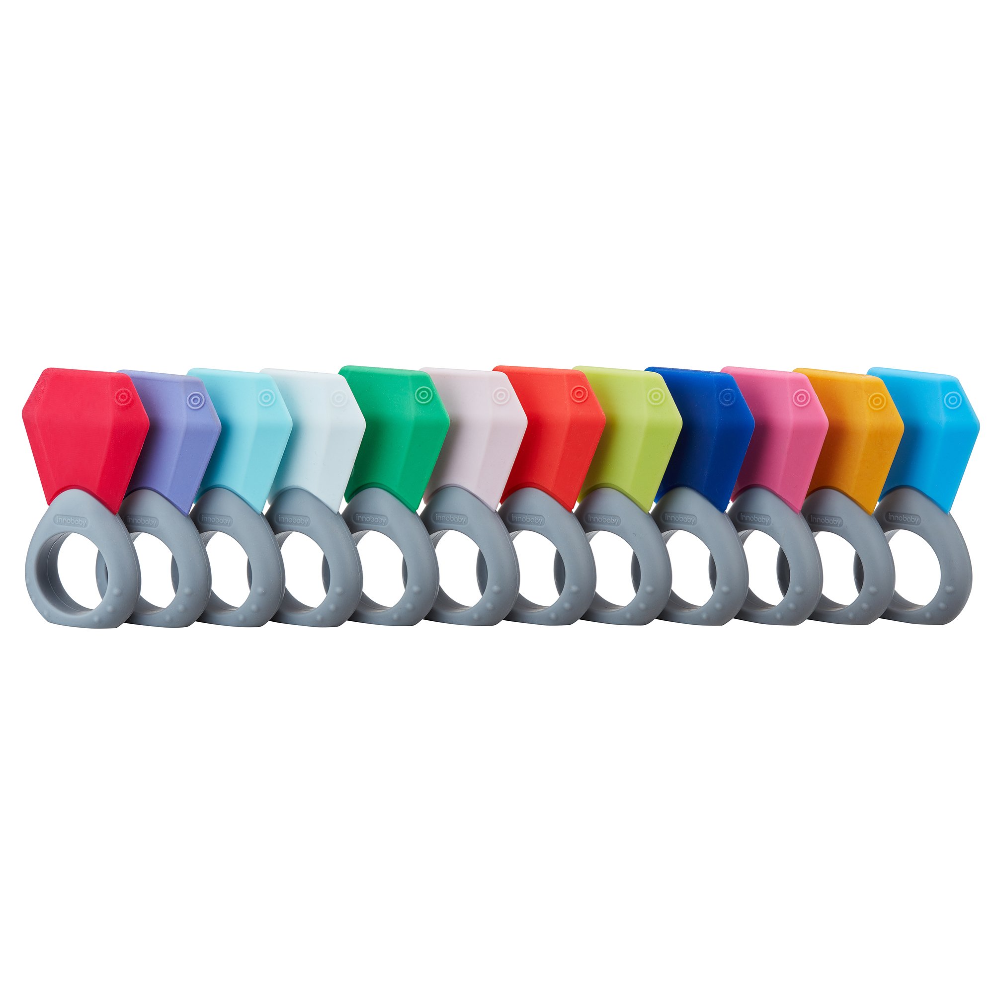 Innobaby TEETHIN' Smart Birthstone Ring TEETHER - August (Peridot)