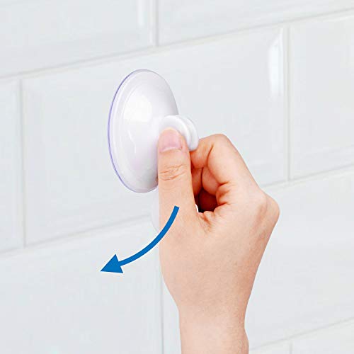 Suction Cup Hooks, Pack of 12 - Locking System - Extra Strong Vacuum Suction Power - Ideal Kitchen or Bathroom Hangers - for Towels, Bathrobes, Coats, Pans, Tools, etc. - No Drilling, Screws or Glue.
