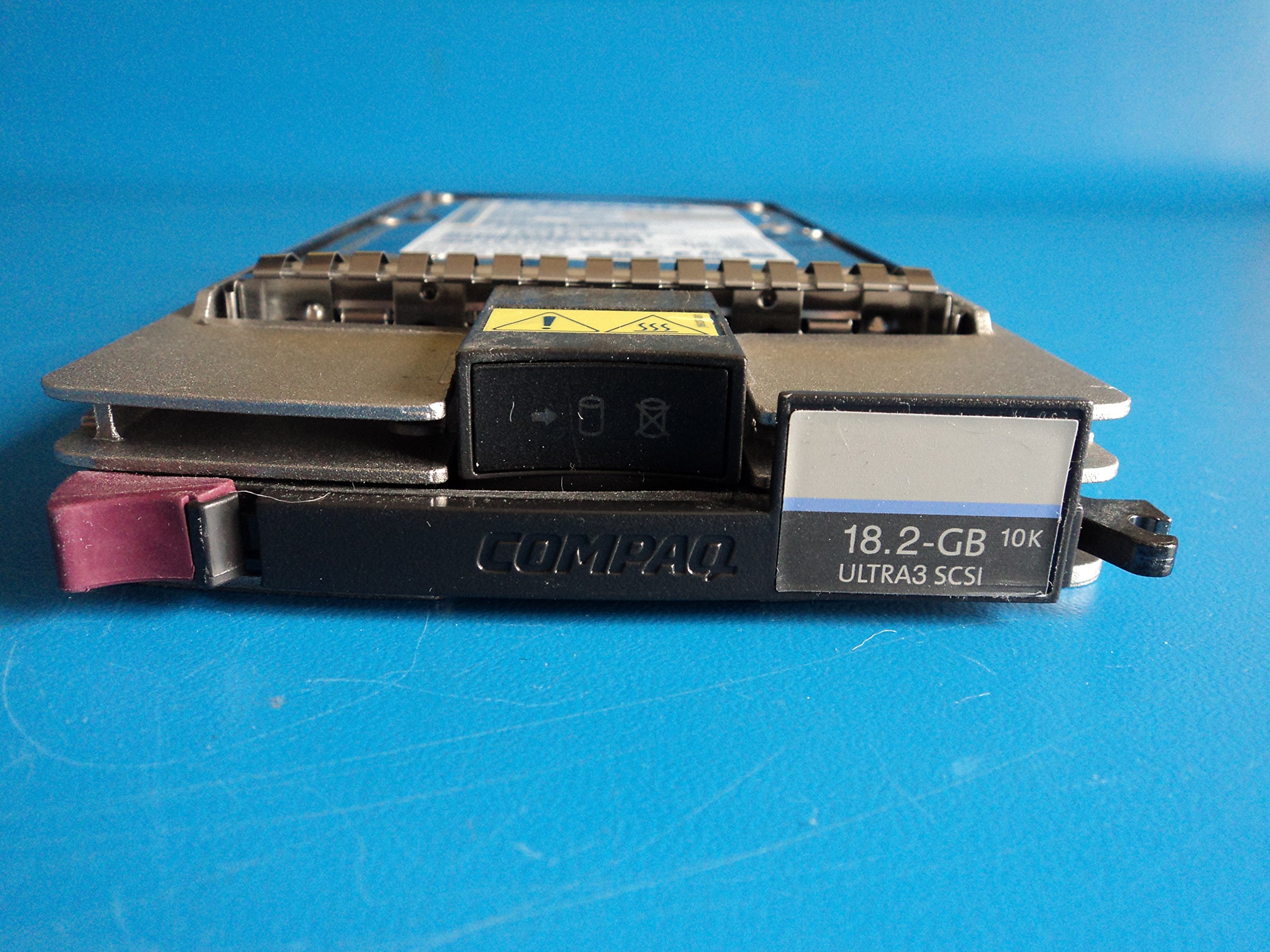Compaq 18.2GB 10K U3 SCSI HDD, BD018635C4, 180726-002, MAJ3182MC, CA05668-B33600DL, 152190-001 W/Tray
