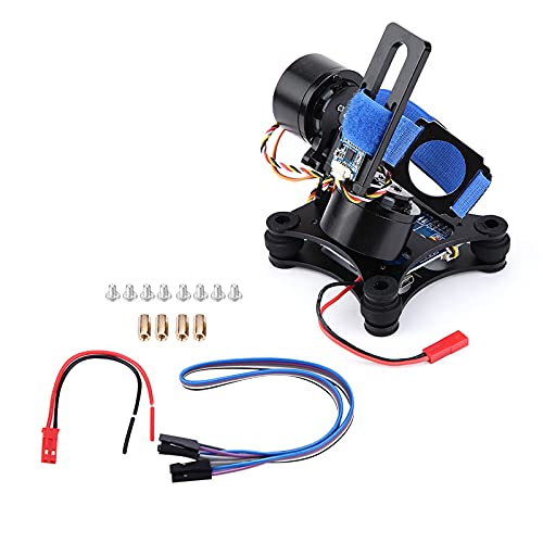 Drfeify RC Metal Brushless Gimbal Board BGC 2.2 Fit for 3/3+ / 4 Camera RC Drone Quadcopter Parts(Black)