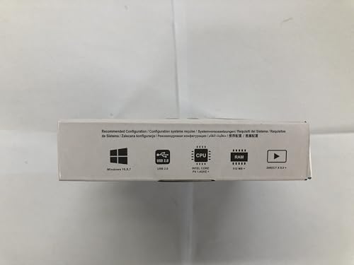USB Video Capture Card Grabber - August VGB350 - Transfer VHS Mini DV Hi8 DVD to Computer for Windows 11,10,8,7, Composite S-Video, PAL/NTSC/SECAM, Convert Video from VCR & Camcorder