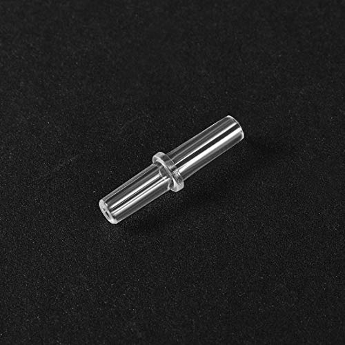 uxcell Aquarium Air Valve Connector Plastic Inline Tubing Straight Non-Return Valves for 4mm Fish Tank Pond Air Line 20pcs