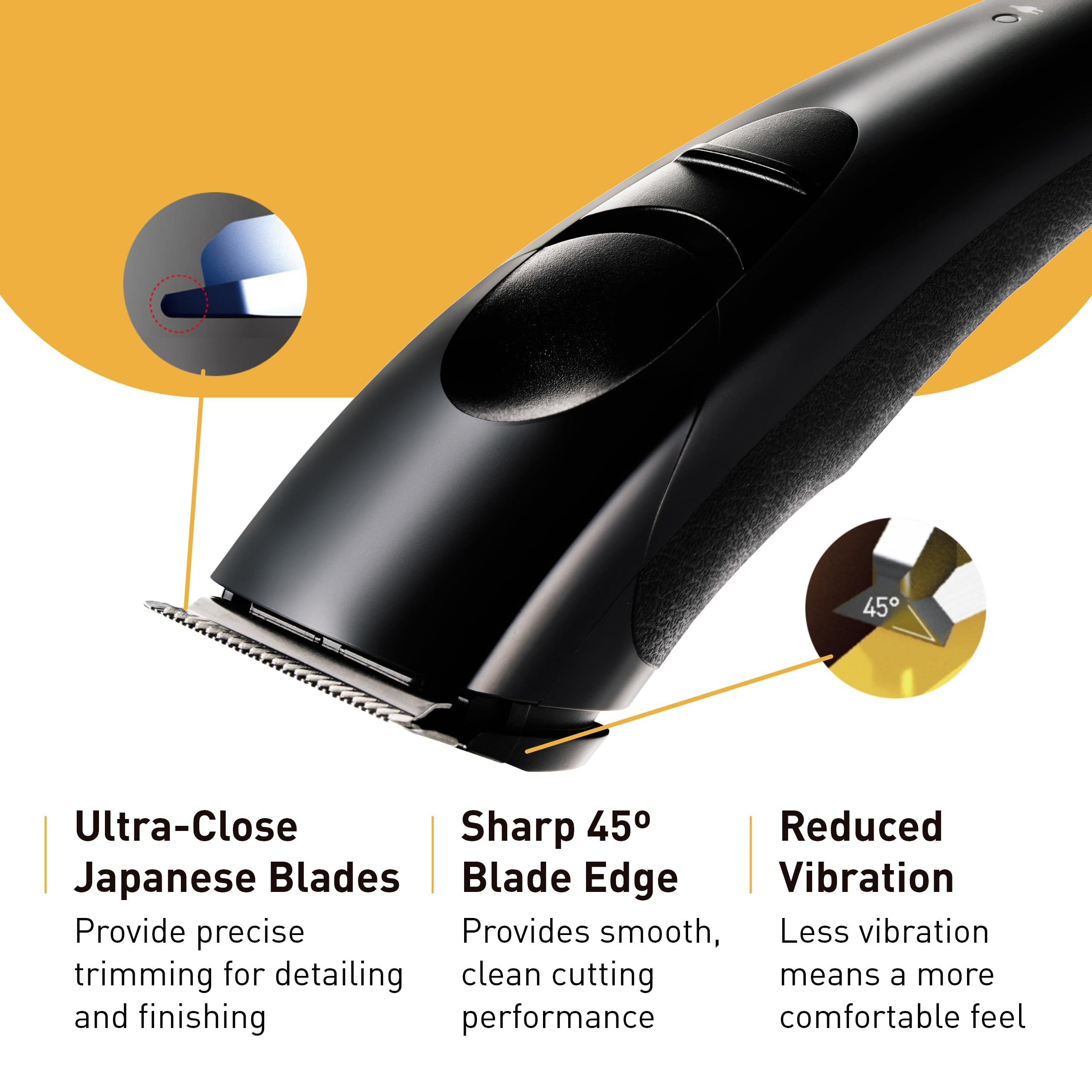 Panasonic ER-GP21 Professional Cordless Hair Clipper for Finishing and Detailed Trimming