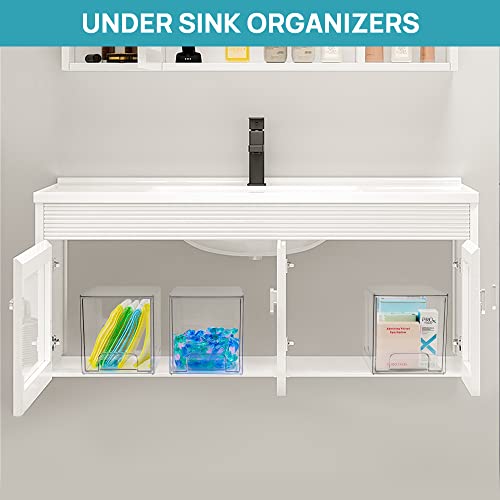 Vtopmart 4Pack 6.6'' Stackable Storage Drawers and 2Pack 4.4'' Stackable Storage Drawers