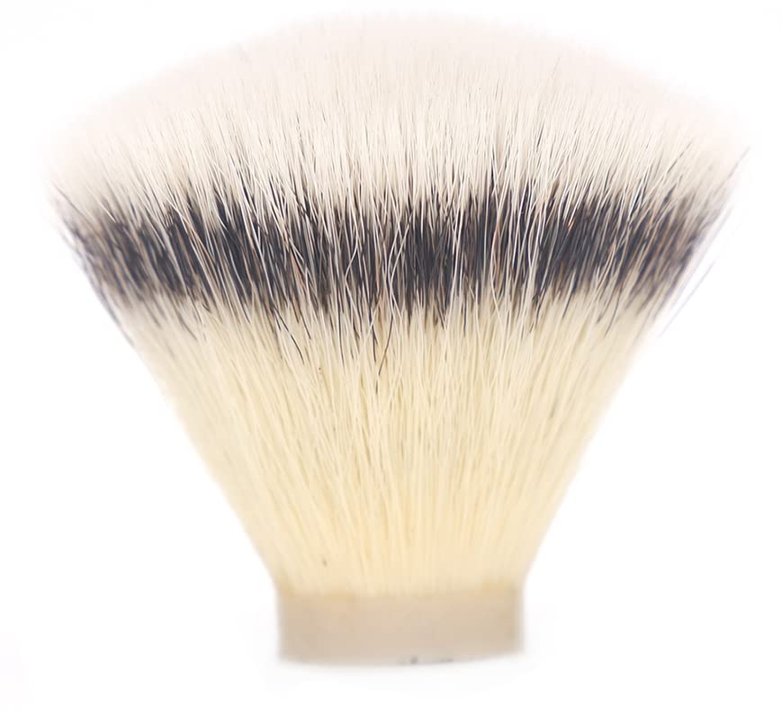 Boti Brush-Handmade The Newest 3 Color Synthetic Hair Knot Fan Shape Shaving Product Men's Daily Cleaning Beard Brush Tool,Great for DIY,Making Your Own Man Salon Shaving Brush. (28mm)