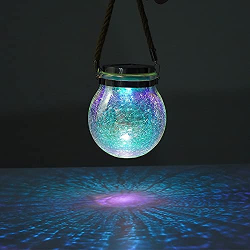 LANSCARE Solar Lanterns Lights Outdoor Decorative Solar Waterproof for Home Garden Yard Patio Outdoor Wedding Birthday Party Decorations (Fantasy Star, 2pack)