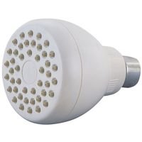 Boston Harbor B11041WH Fx/Mt with Rub Tip White Showerhead