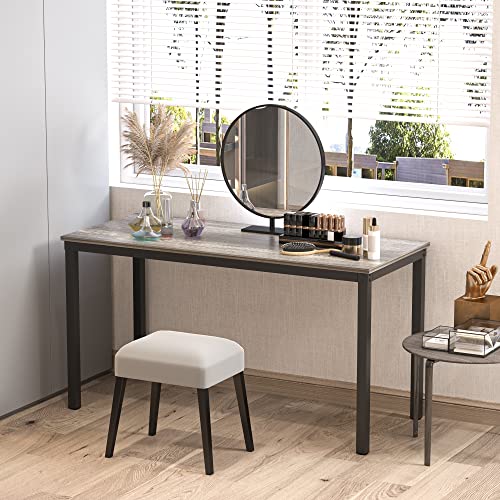 Teraves Computer Desk/Dining Table Office Desk Sturdy Writing Workstation for Home Office (39.37β, Black Oak)