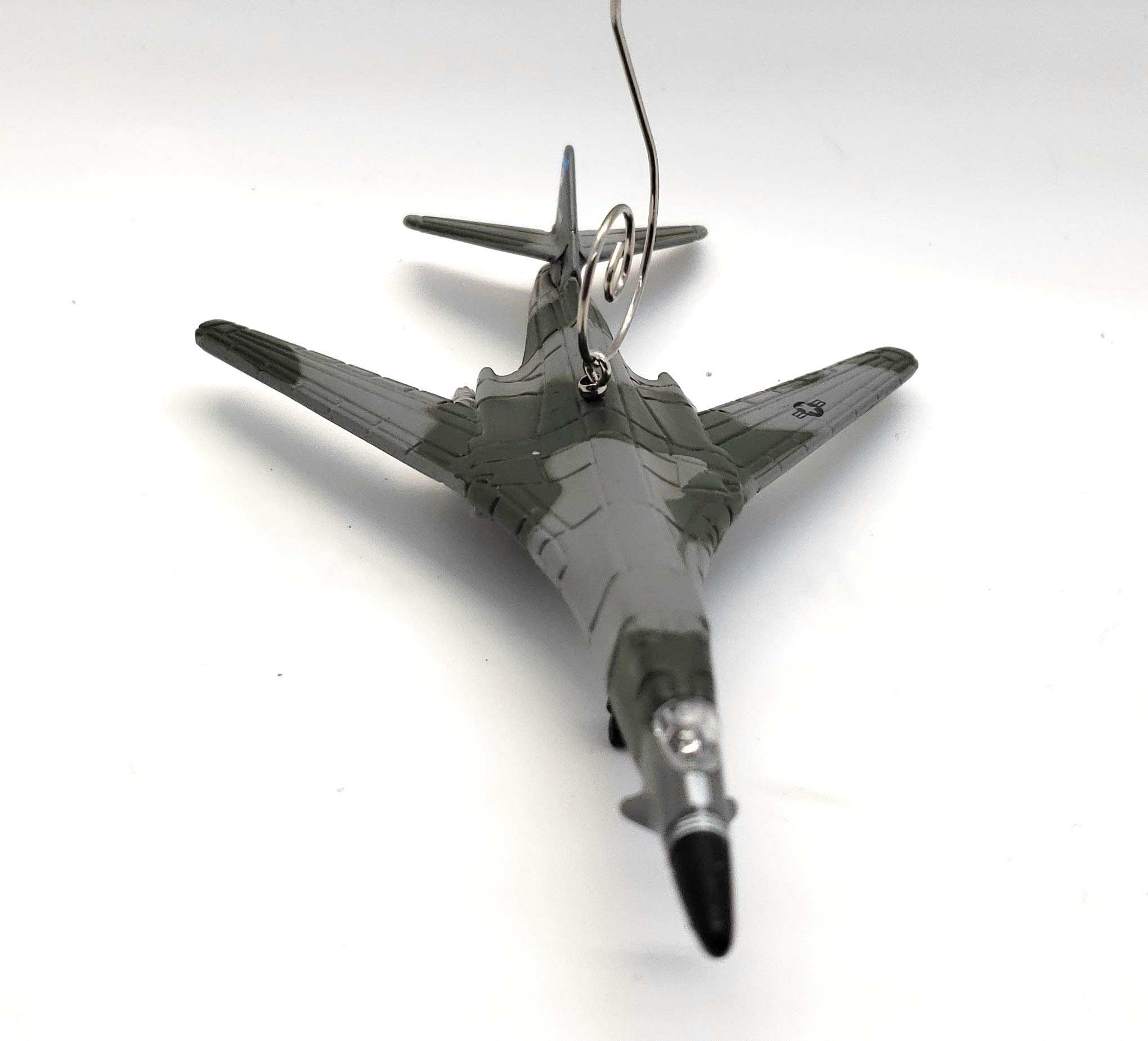 Christmas Ornament for Rockwell B1-B B-1 Lancer Jet Aircraft Airplane Green Gray
