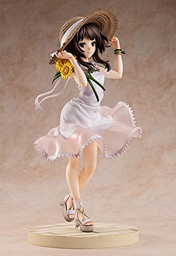 Kadokawa KonoSuba: Legend of Crimson: Megumin (Sunflower One-Piece Dress Version) PVC Figure, Multicolor