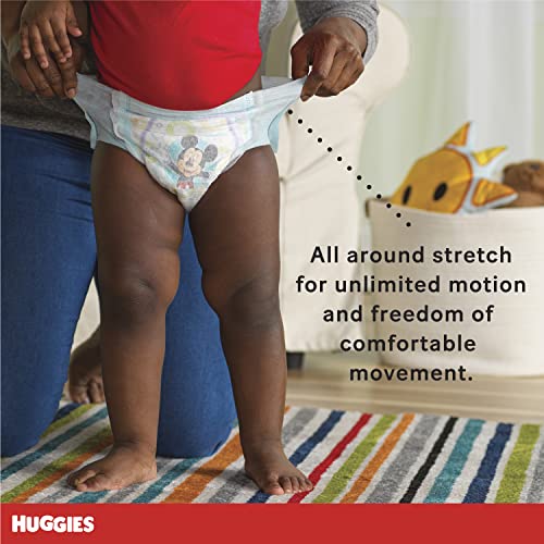 Huggies Little Movers Slip-On Diaper Pants, Size 6, 100 Ct