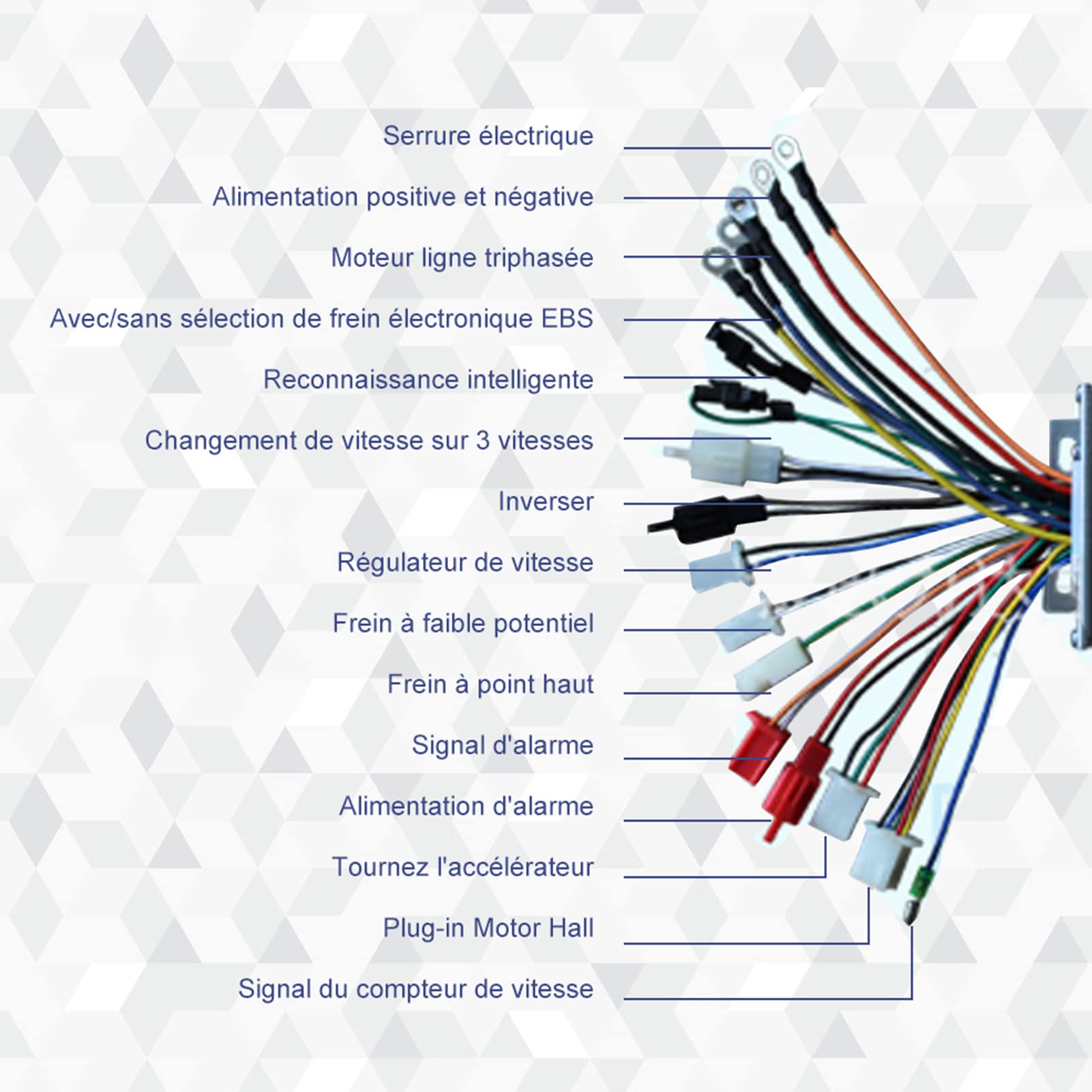 Alomejor Electric Scooter Motor 36V/48V 1000W Brushless Motor Controller for Electric Scooter