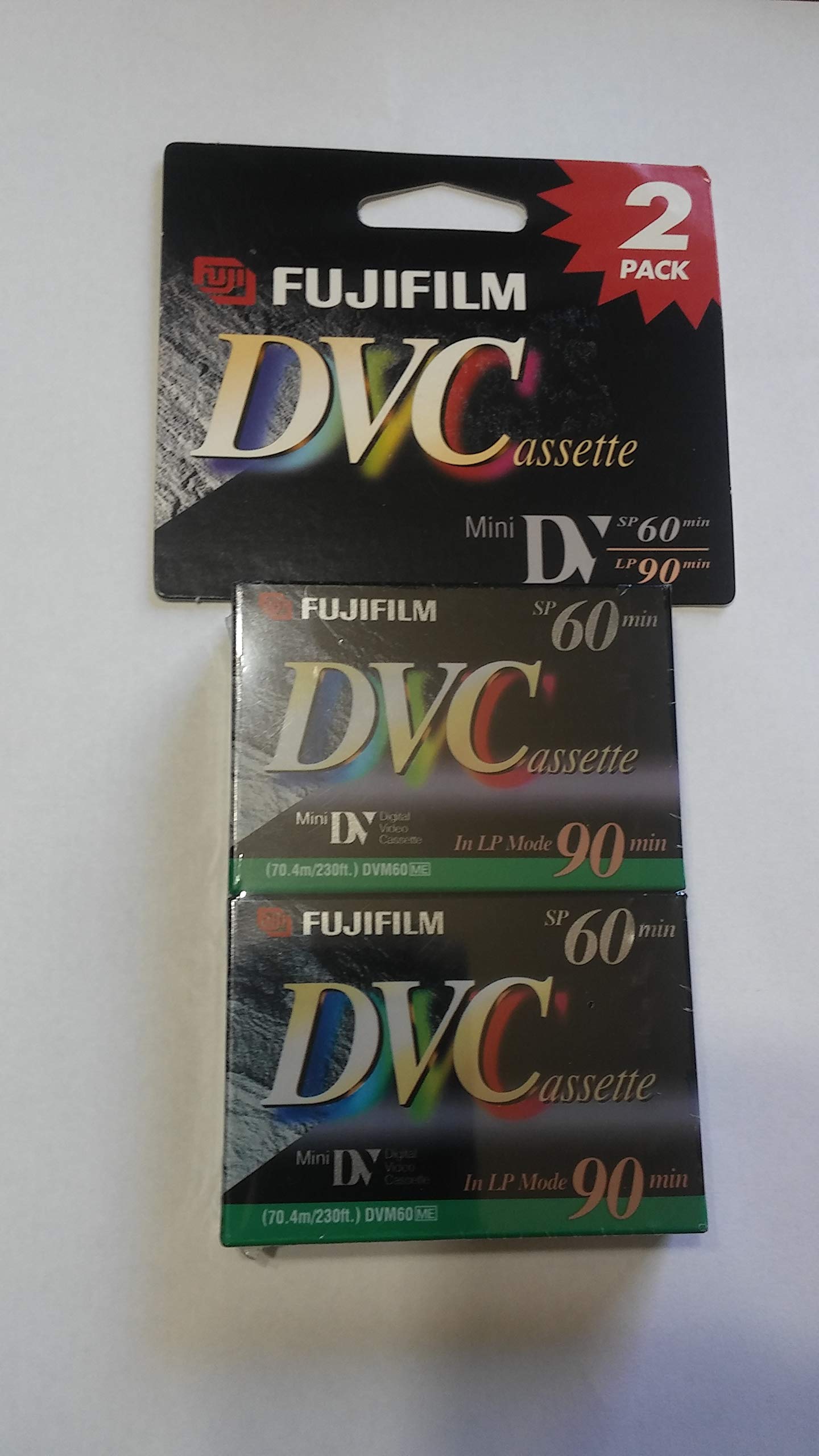 FujiFilm DVC Mini Digital Video Cassette 2 Pack