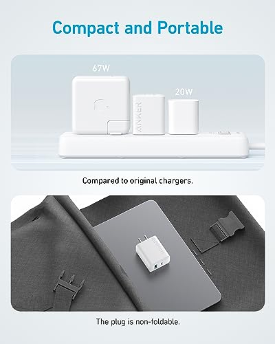 Anker iPhone 15 Charger, Anker USB C Charger, 2-Pack 20W Dual Port USB Fast Wall Charger, USB C Charger Block for iPhone 15/15 Pro/15 Pro Max/14/13/12, Pad Pro/AirPods and More(Cable Not Included)