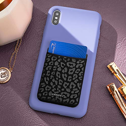 VANDEL Pocket โ Stick-On Fabric Phone Wallet Stick On for Women, Cute Credit Card Holder for Phone Case, Stick On Back of Phone Fabric Sleeve for iPhone Pocket, Stretchy Wallet Phone Case