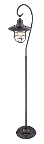 Lite Source Floor Lamps Ls-81456D/Brz Lanterna Ii Floor Lamp, Dark Bronze 58.5" x 9" x 13"