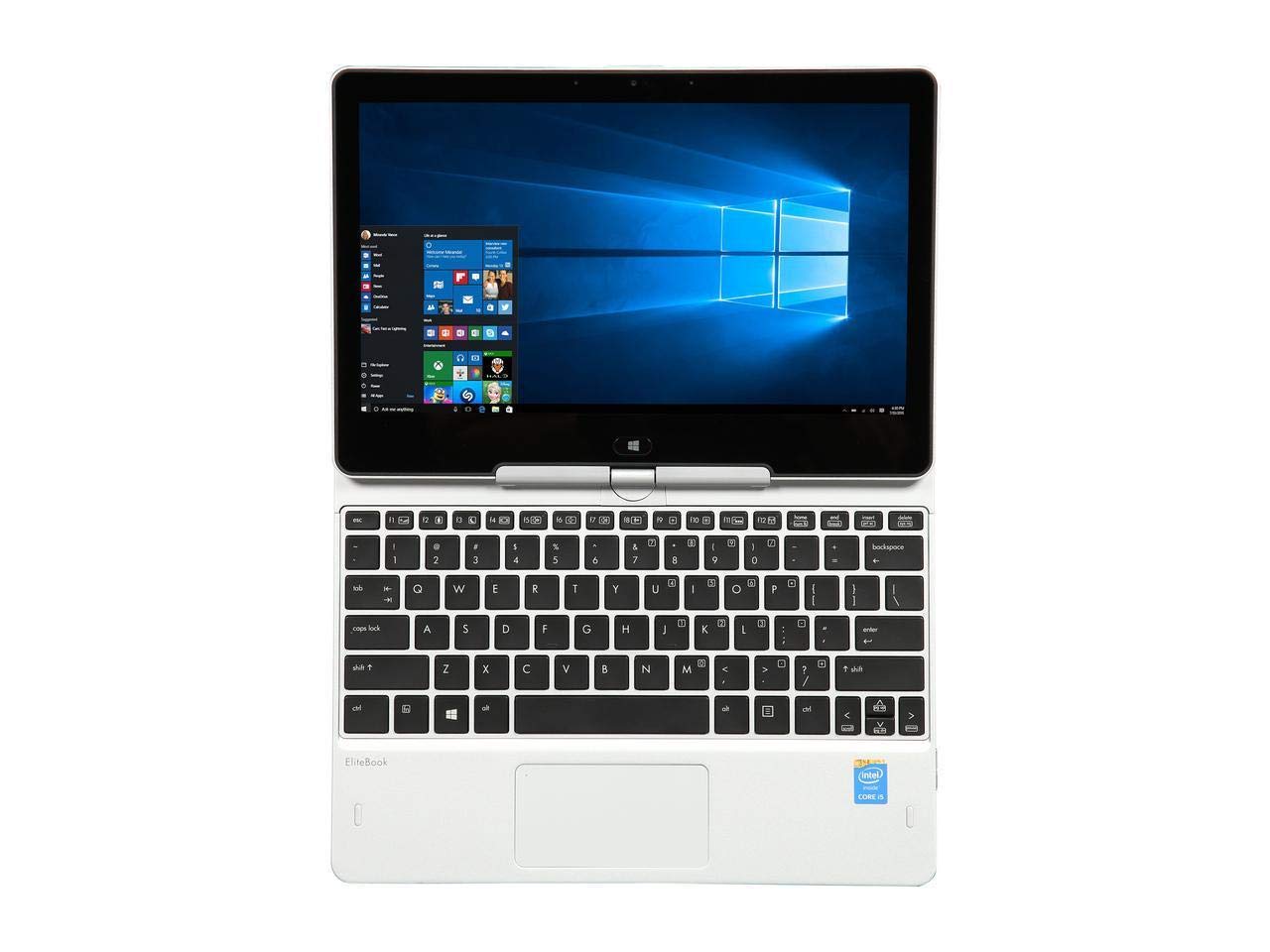 HP 2018 EliteBook Revolve 810 G3 11.6" HD Touchscreen Convertible Tablet Laptop Computer, Intel Core i5-5200U up to 2.70GHz, 8GB RAM, 128GB SSD, USB 3.0, 802.11ac, Windows 10 Professional