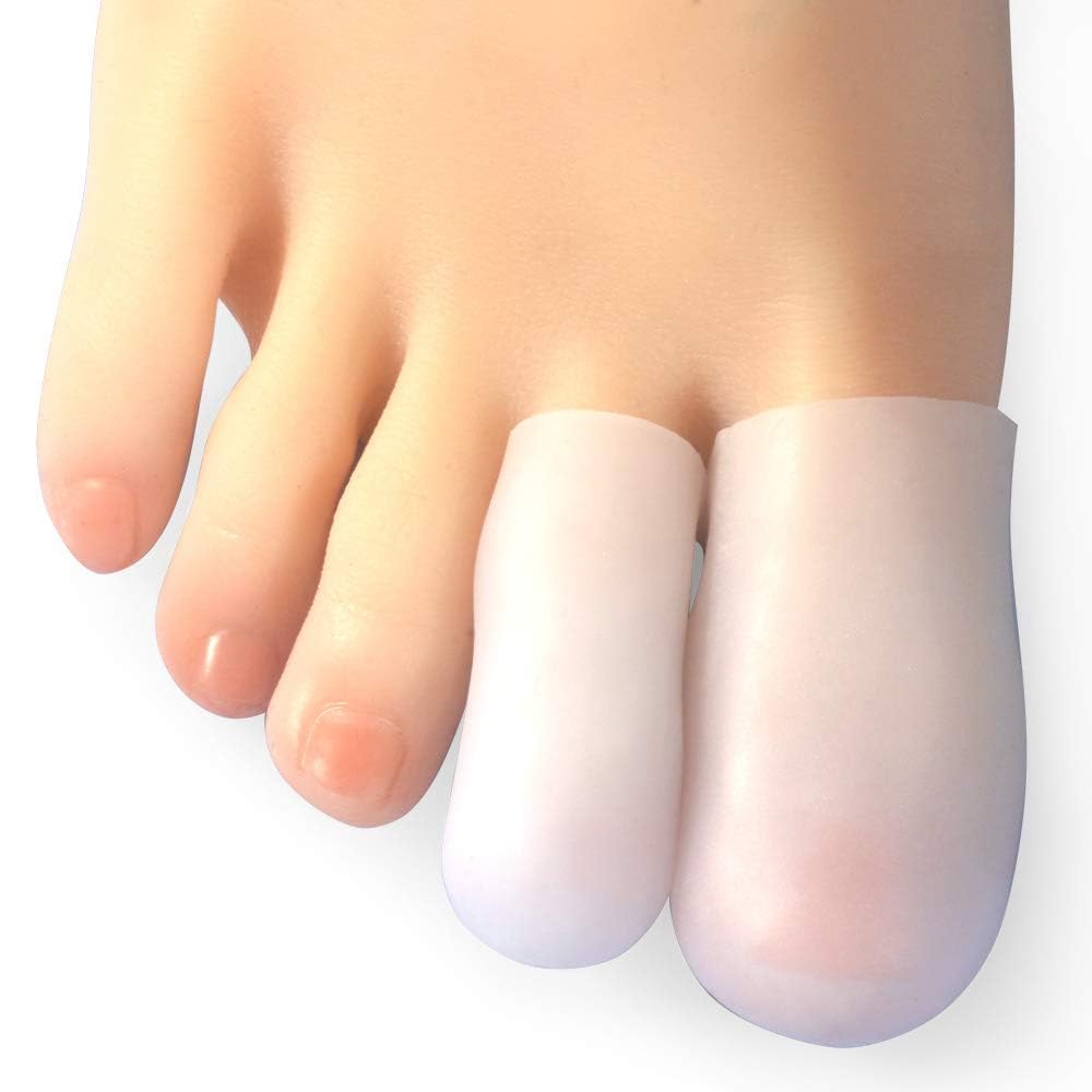 AQUASHIELDING Toe Protectors, Gel Toe Covers for Missing or Ingrown Toenails, Toe Caps and Sleeves for Shoes, Protect Toe from Rubbing and Friction(10 pcs)