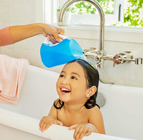 Munchkin Soft Rim Shampoo Rinser with Easy-Grip Handle, Blue