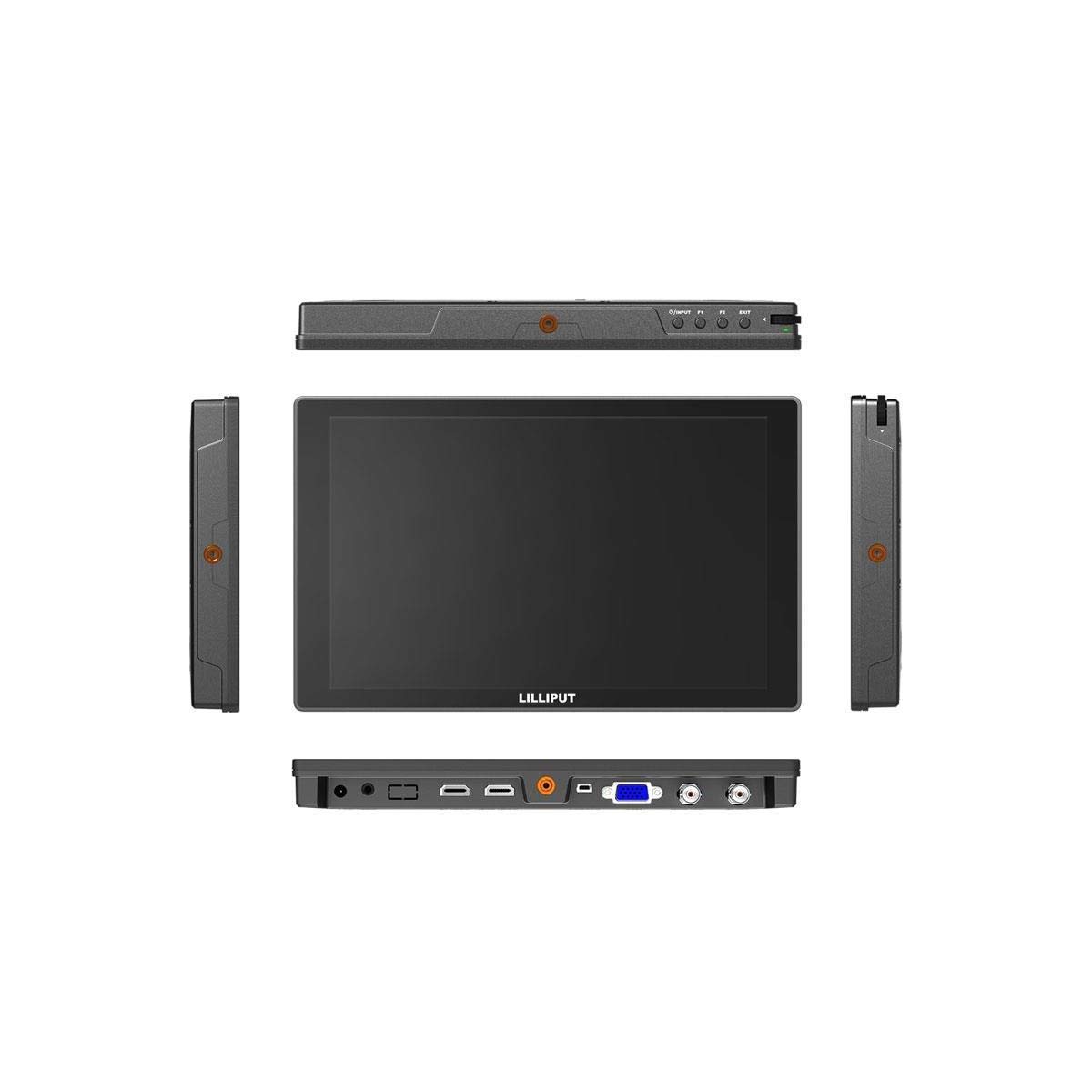 Lilliput A11 10.1" Full HD IPS LCD Monitor with Built-In Speaker, 4K HDMI, 3G-SDI and VGA, 1920x1200