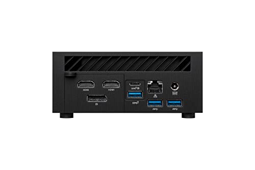 ASUS ExpertCenter PN52 Mini PC System with AMD 6-Core R5-5600H, 8GB DDR4 RAM, M.2 PCIE 256GB SSD, WiFi 6E, Bluetooth, USB-C, Windows 11 Pro