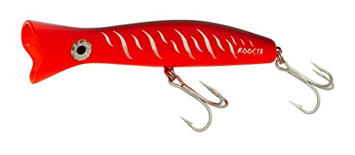 Halco RP160#R18 Roosta 160 Popper, Red Tiger,160mm/6.25