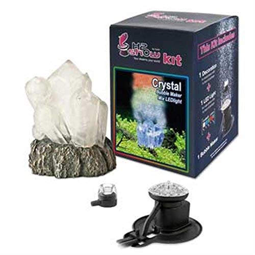 Hydor H2Show Wonders Ornament Kit - Deluxe Crystal, Multicolor LED