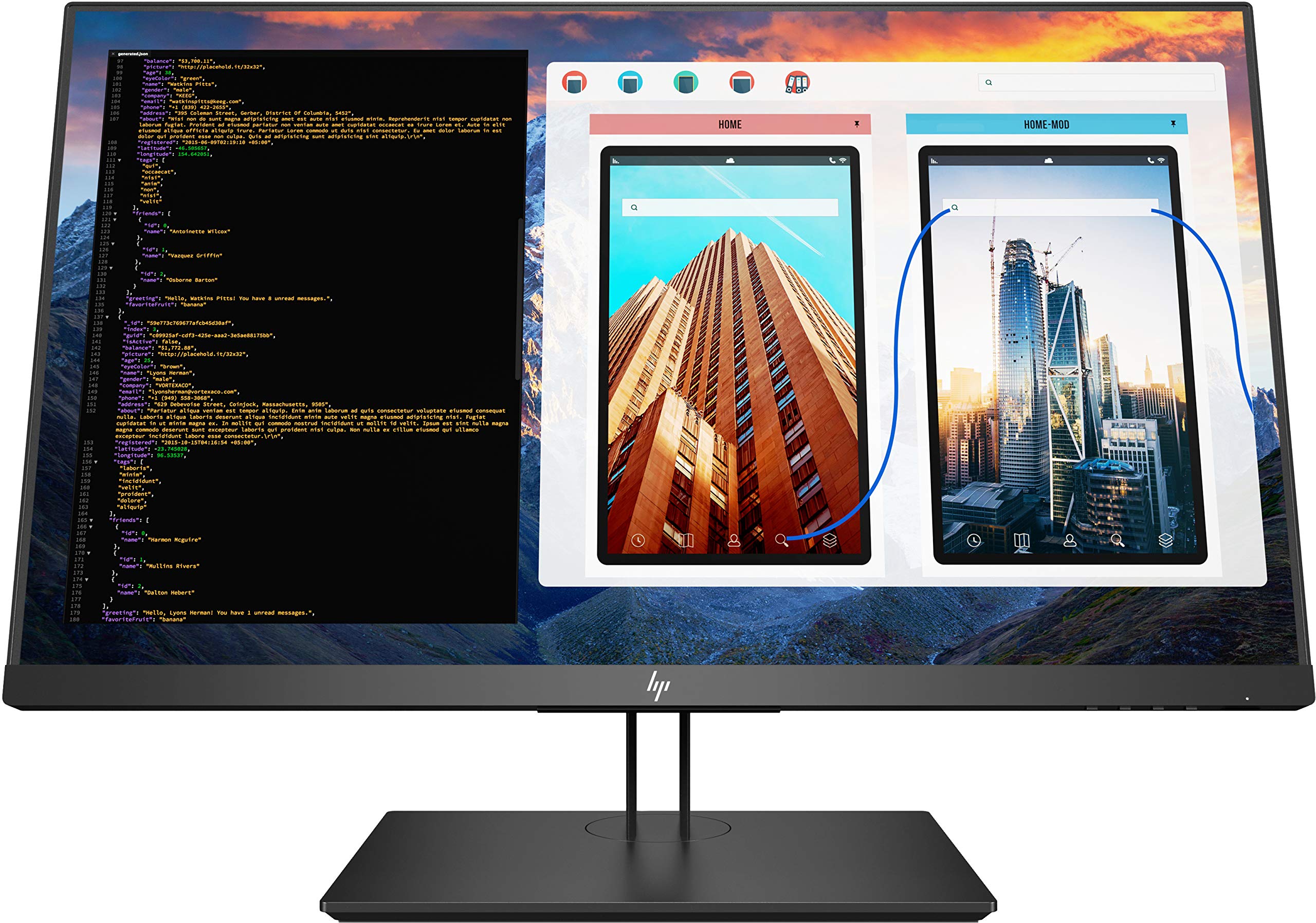 HP Business Z27 2TB68A4 27 inches 4K UHD LED LCD (3840 x 2160) Monitor Black Pearl