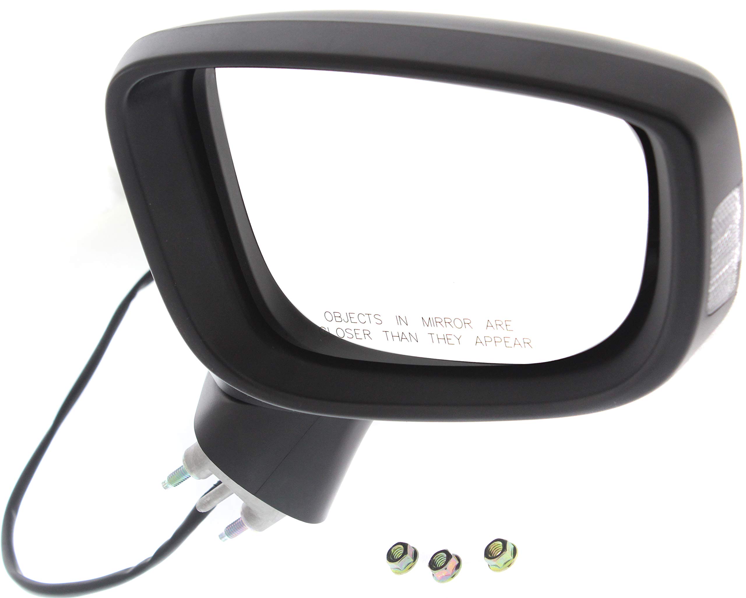 Kool Vue Driver & Passenger Side Power Mirrors for Toyota Yaris iA 2017-2018 With Signal Light Paintable