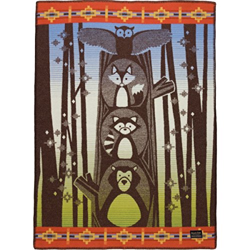 PENDLETON Jacquard Muchacho Baby Blanket, Turquoise, One Size