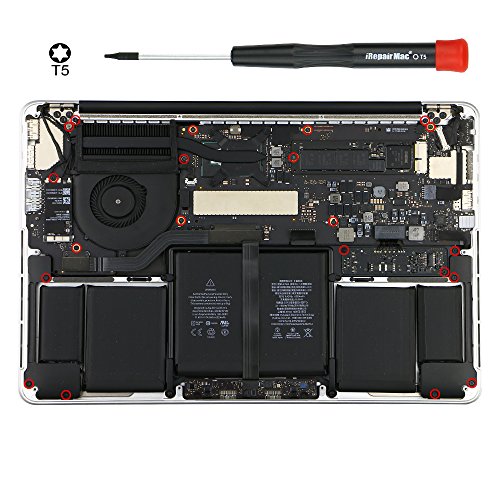 Pentalobe Bottom Screws and Screwdriver Set Compatible with MacBook Pro Retina 13" (A1425, A1502) and 15" (A1398)