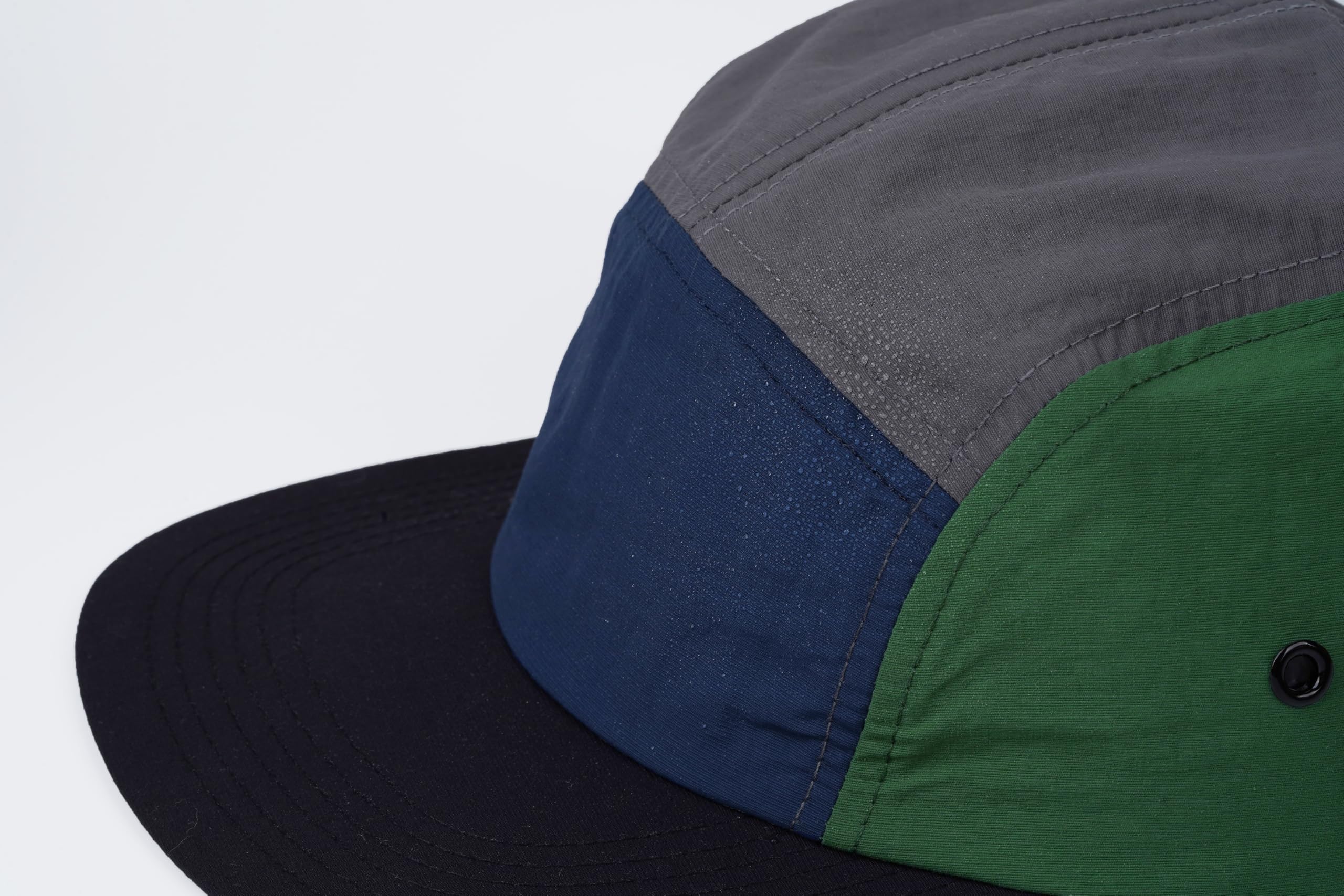 CLAPE 5 Panel Hat for Men, Curved Brim UPF50+ Sun Hats Quick Dry Outdoor Sports Running Hat Baseball Cap
