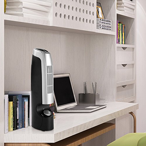 Goplus 2 PCS Mini Air Cleaner Air Ionizers for Home Office Odor Allergies Eliminator from Pets, Smoking, Cooking and Laundry, 2 Speed Operations